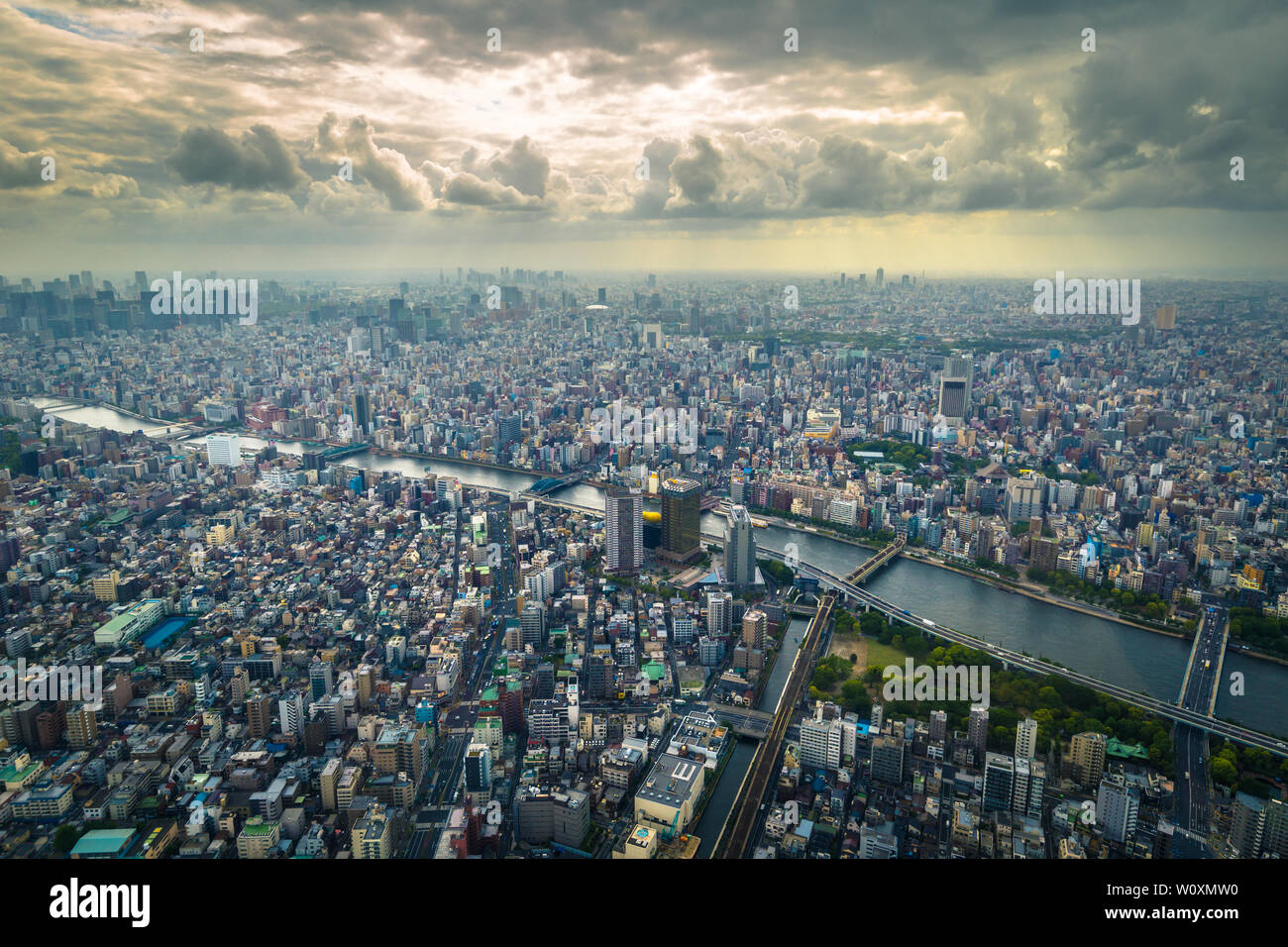 Tokyo from above hi-res stock photography and images - Alamy