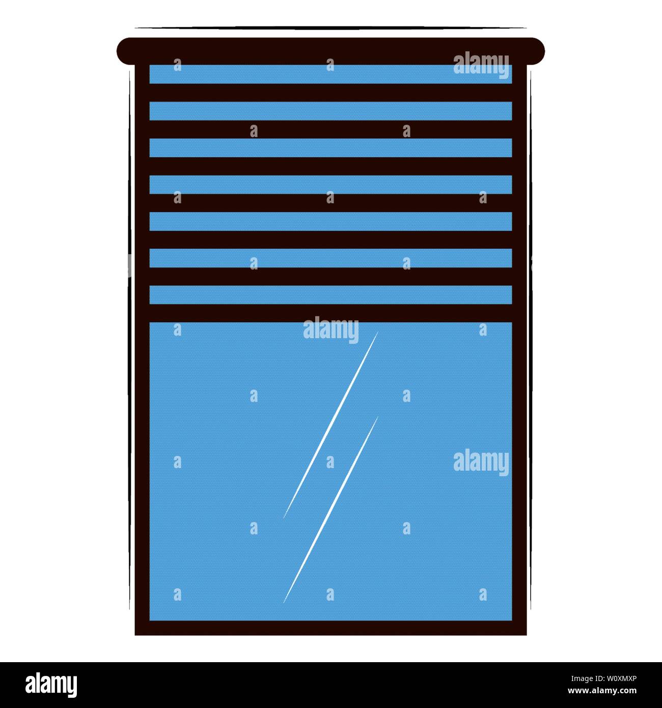 Isolated window with frame on a white background - Vector Stock Vector ...