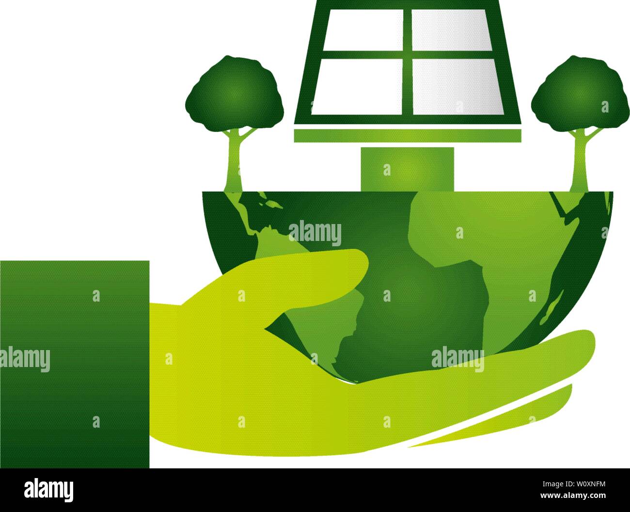 eco friendly environment Stock Vector Image & Art - Alamy