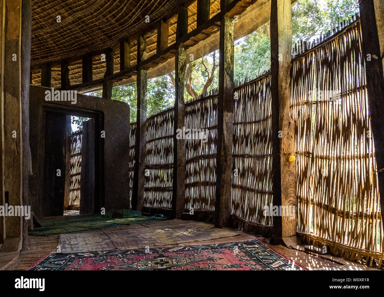 Zege Peninsula in Lake Tana. Ura Kidane Mehret Church from 16th century ...