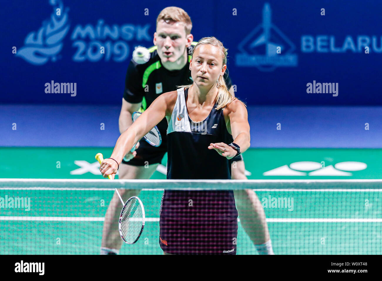 27 june 2019 Minsk, Belarus European games 2019 Badminton: Selena Piek ...