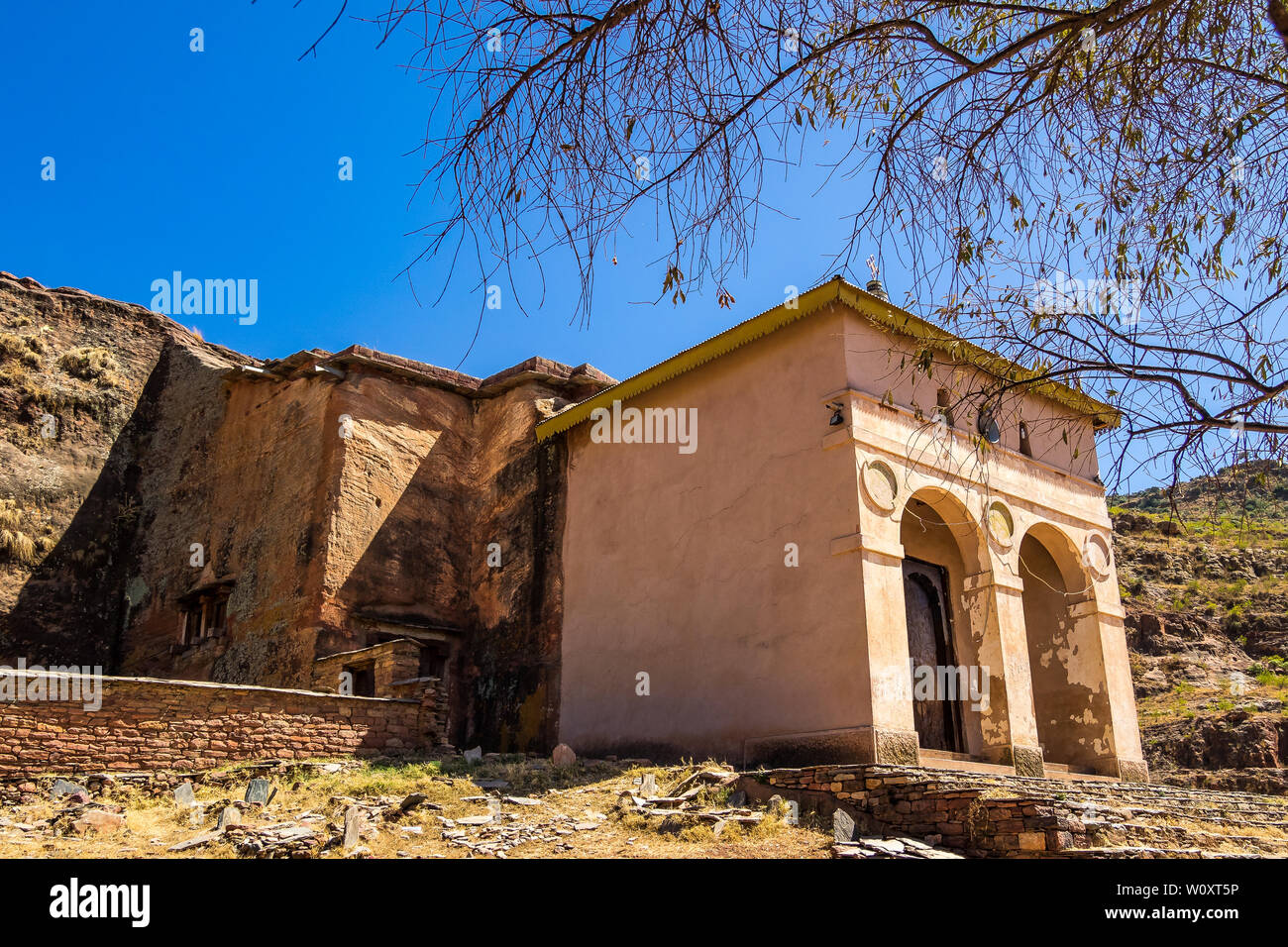 Abreha Atsbeha Christian church in Tigray region of Ethiopia, Africa ...