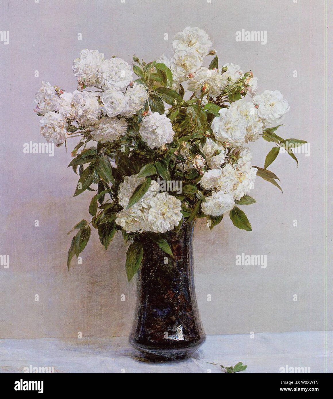 Henri Fantin-Latour - Fairy Roses 1874 Stock Photo - Alamy