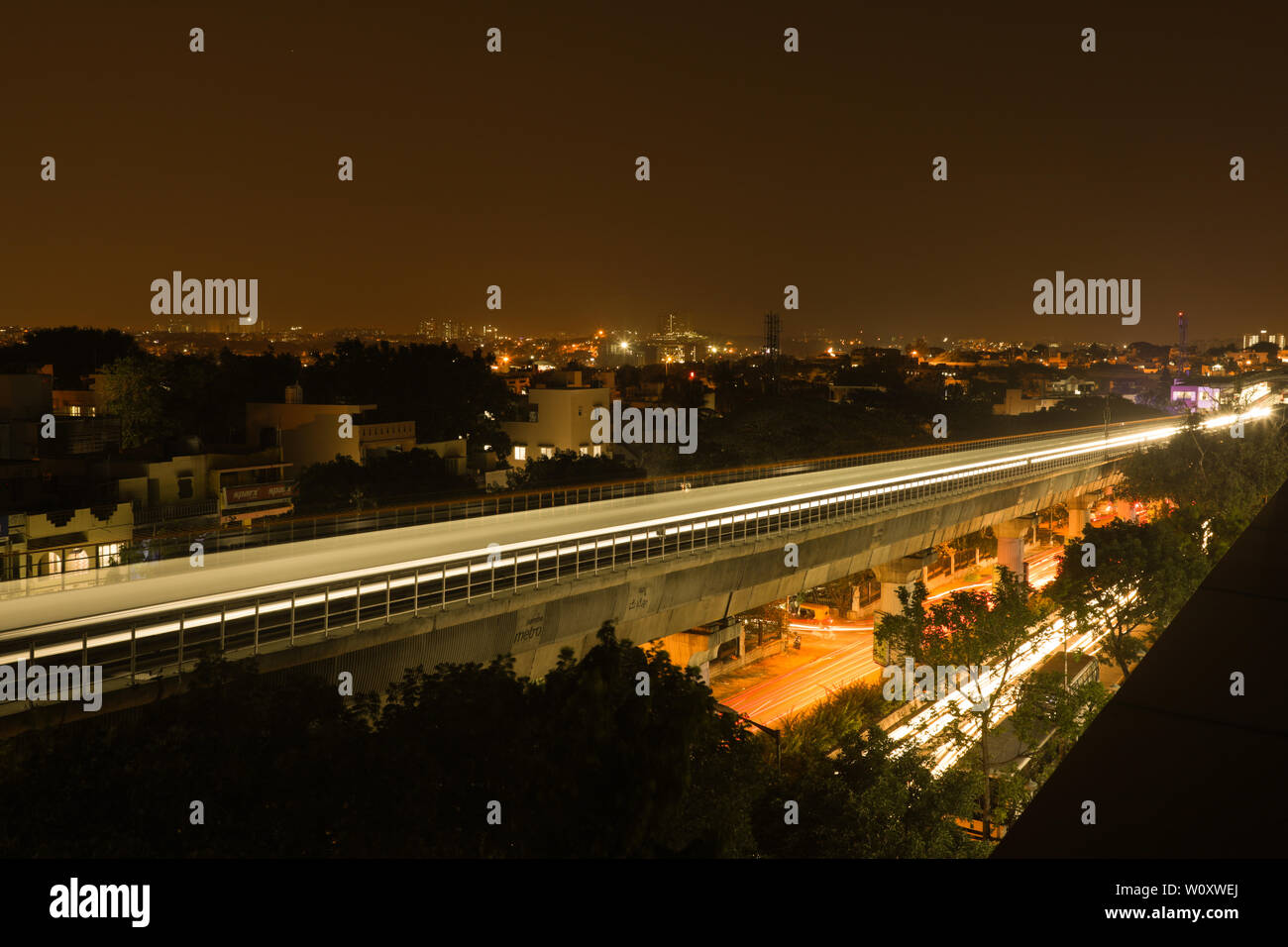 India bangalore metro train hi-res stock photography and images - Alamy