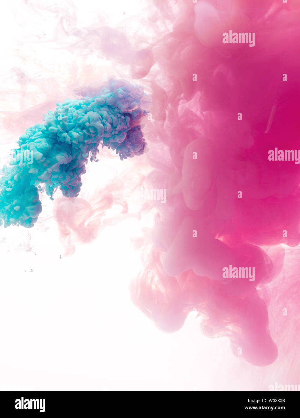 colorful ink in water background Stock Photo - Alamy