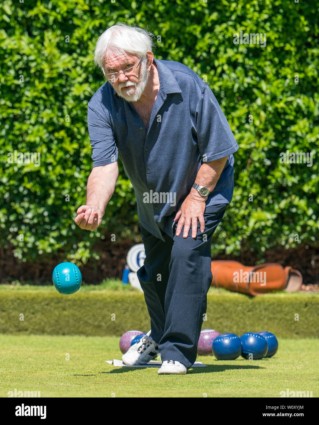 Cooper Park Bowling Club, Elgin, Moray, Scotland, UK. 28 June 2019 ...