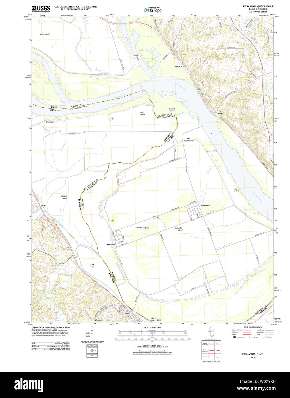 Kaskaskia il Cut Out Stock Images & Pictures - Alamy