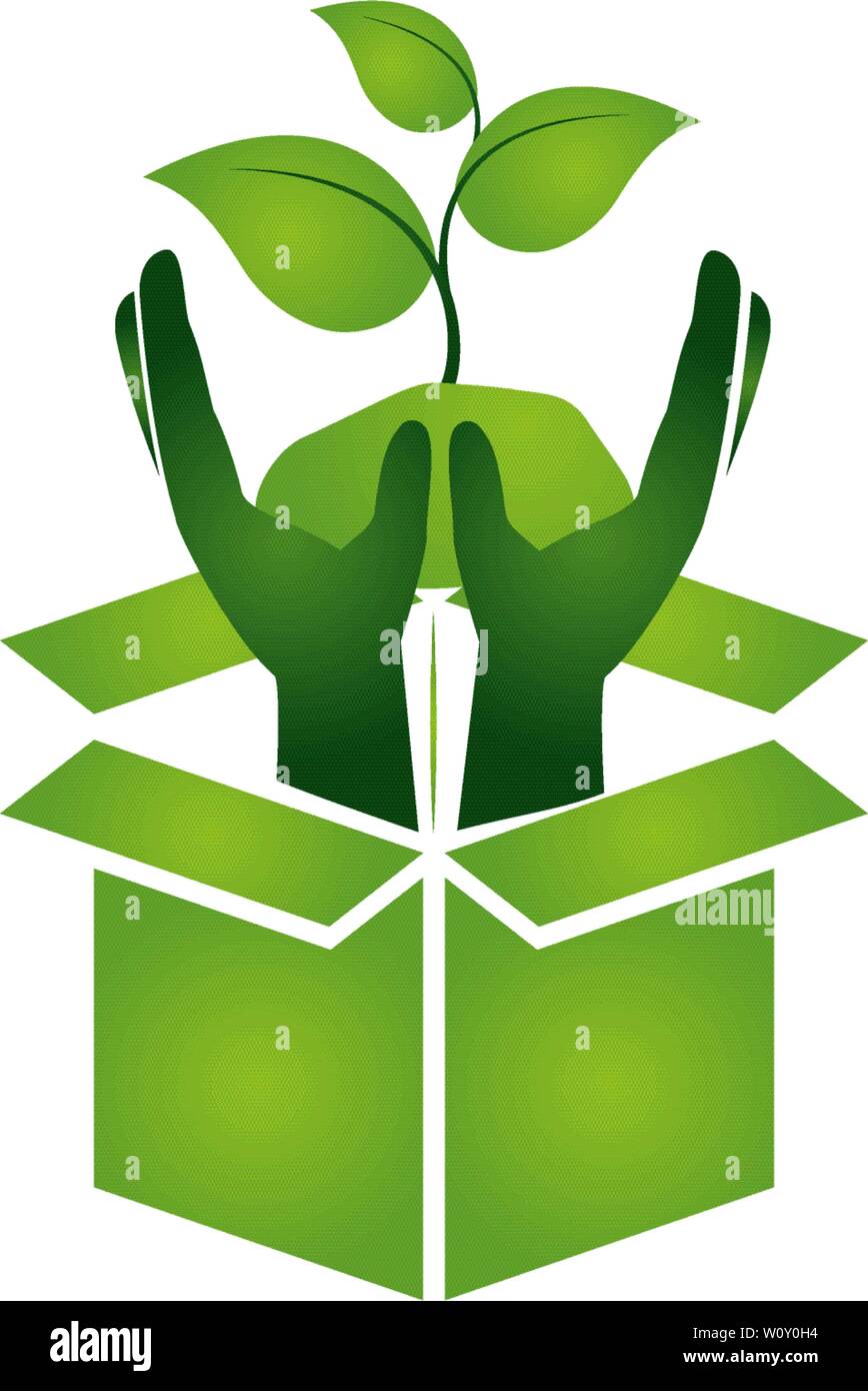 Cute go green environment Stock Vector Images - Alamy