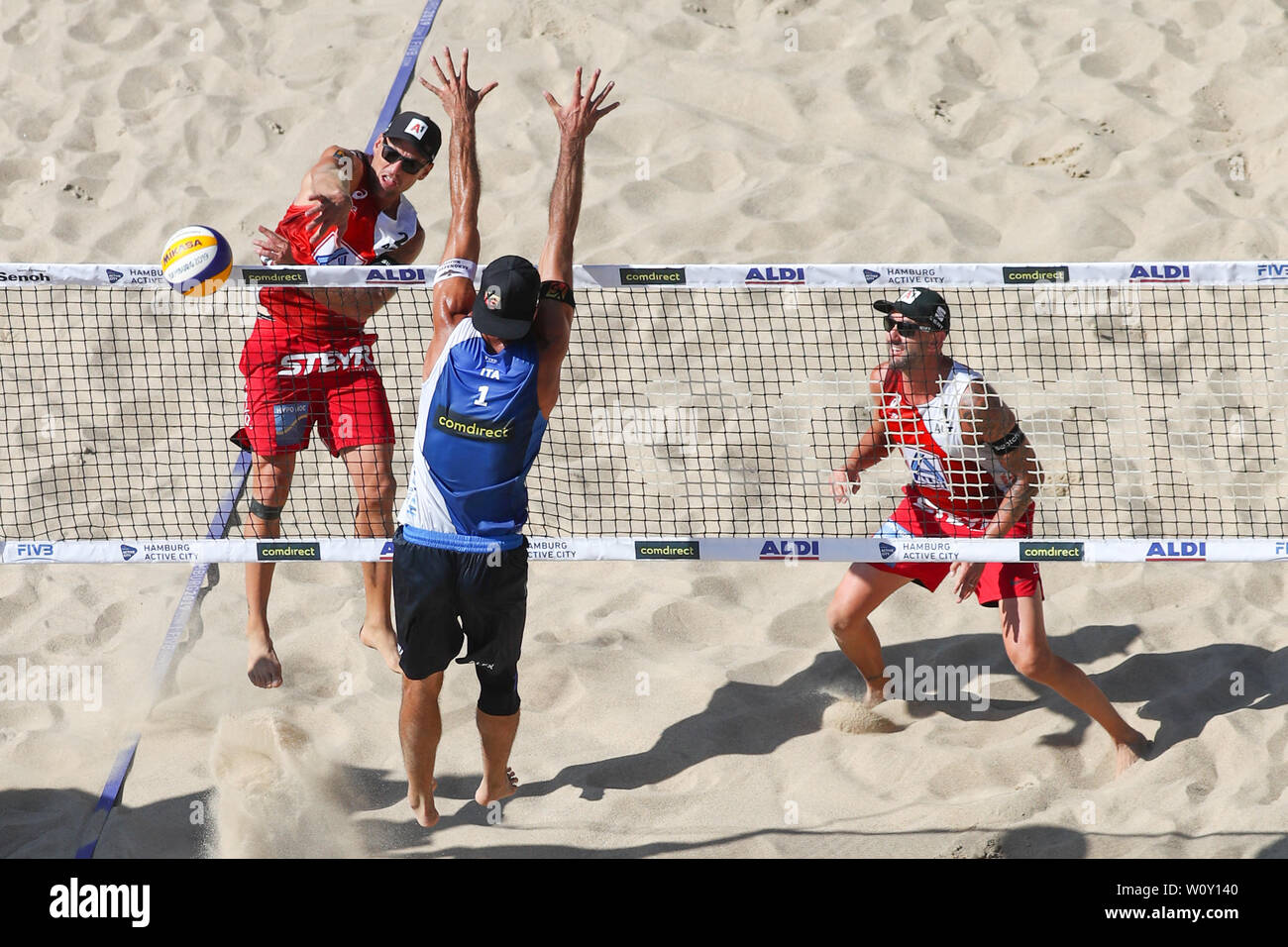 Hamburg, Germany. 28th June, 2019. Beach Volleyball, World Championship ...