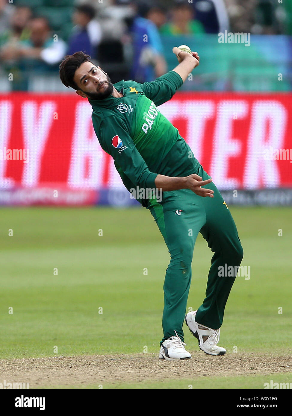 Pakistan's Imad Wasim Stock Photo - Alamy