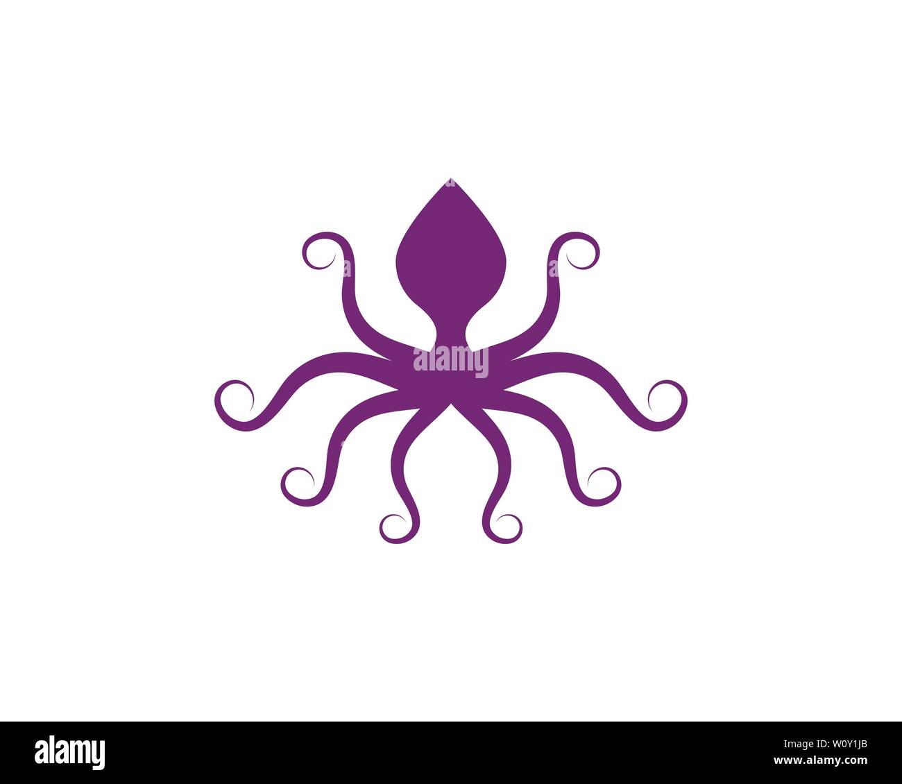 octopus vector icon illustration design template Stock Vector Image ...