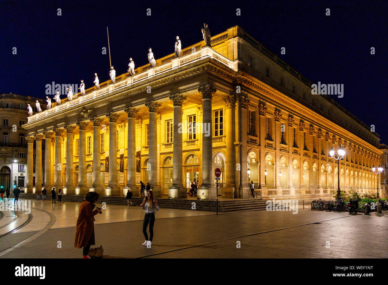 1780 Grand Théâtre Opera house designed by Victor Louis on the Place de ...