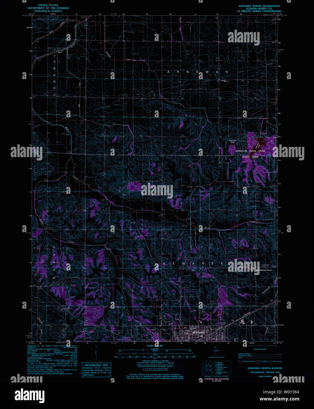 Kewanee illinois map hi-res stock photography and images - Alamy