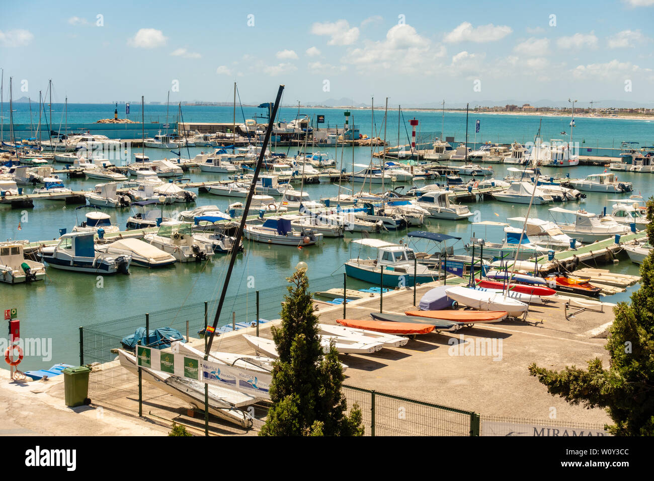 view of marina Stock Photo - Alamy