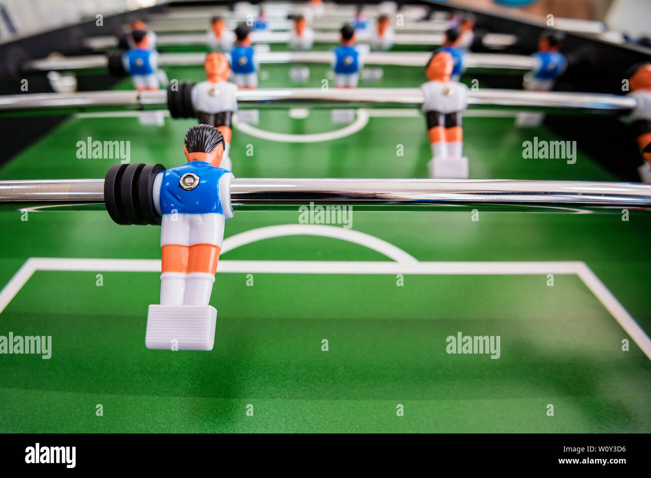 Plastic table football game hi-res stock photography and images - Alamy
