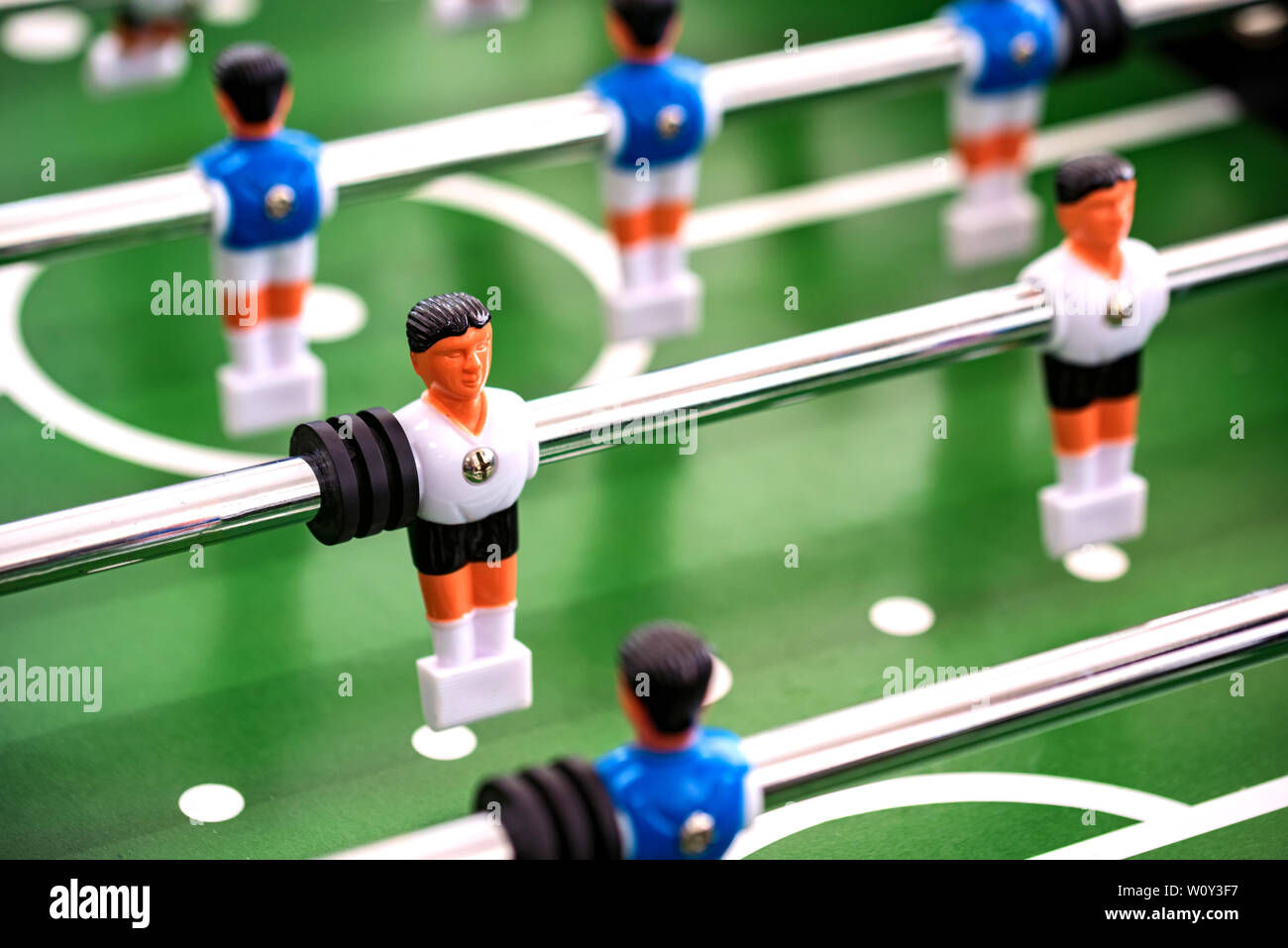 Plastic table football game hi-res stock photography and images - Alamy