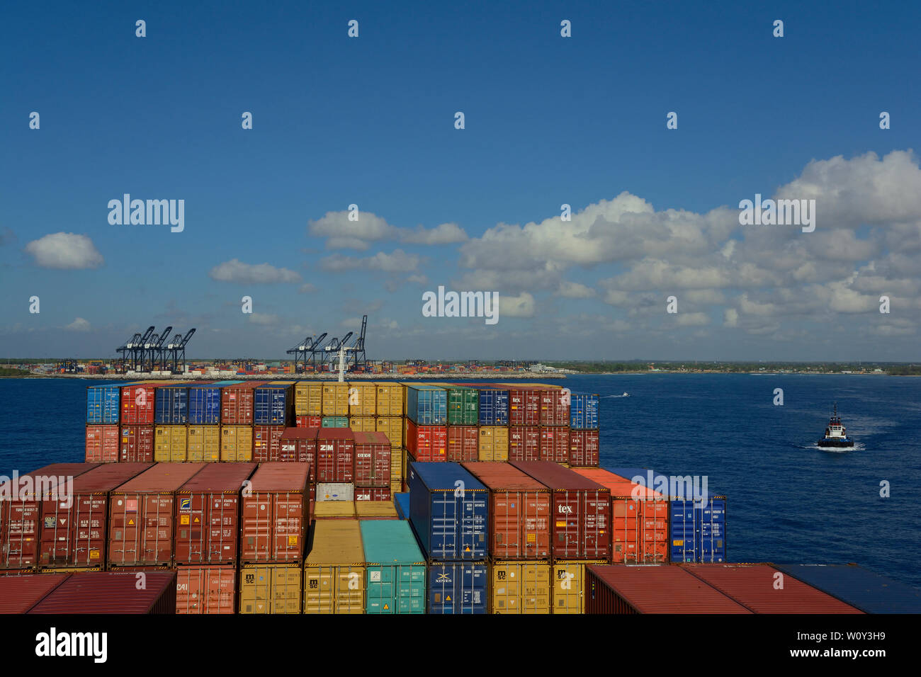 caucedo, dominican republic - 2014.02.24: panoramic view onto caucedo ...