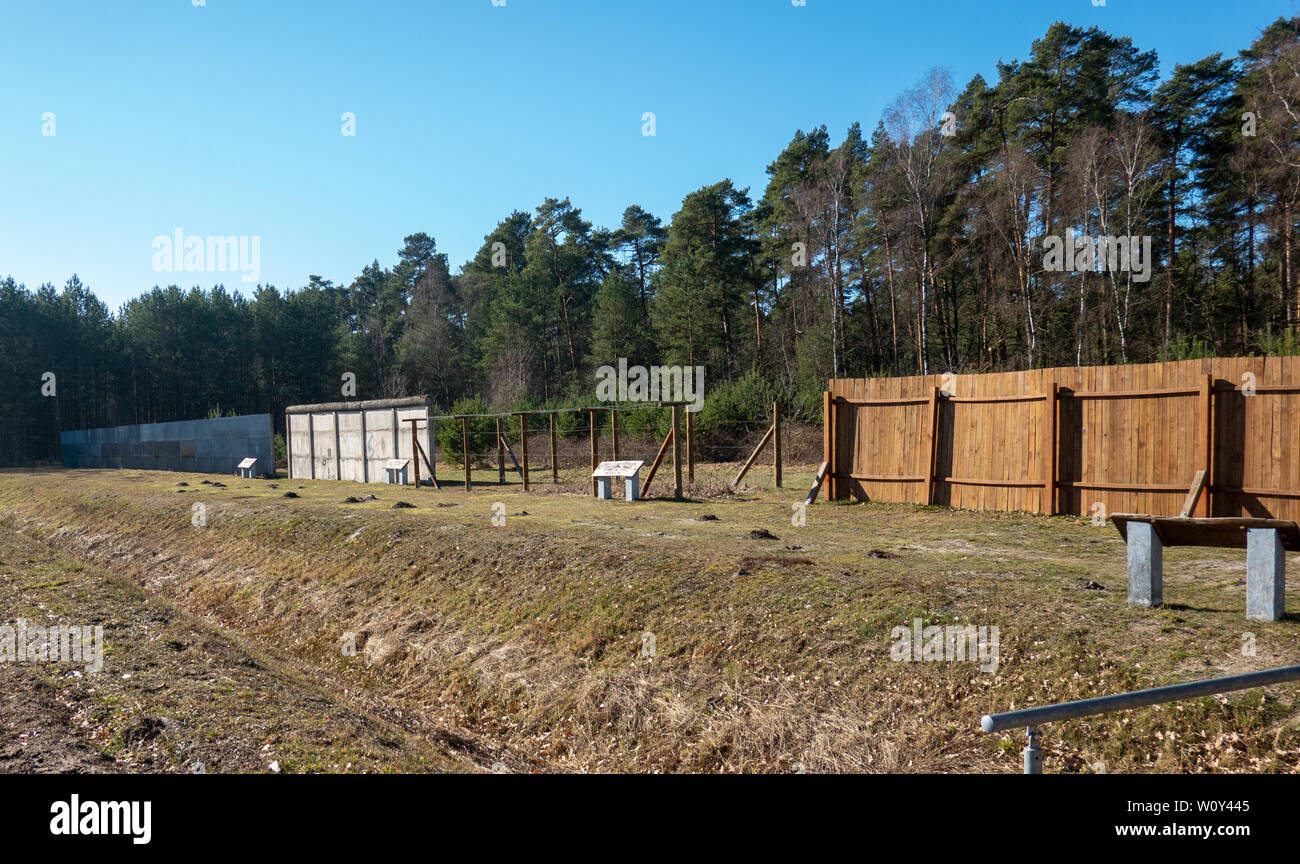 Exhibition of the various border security installations between the ...
