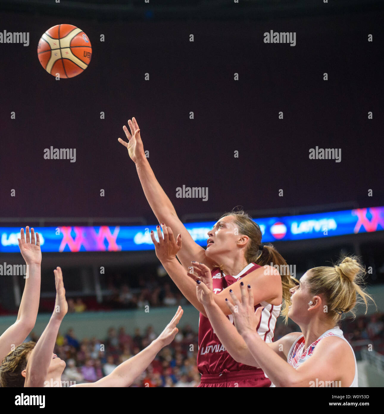 RIGA, LATVIA. 27th of June, 2019. FIBA WOMEN'S EUROBASKET basketball ...