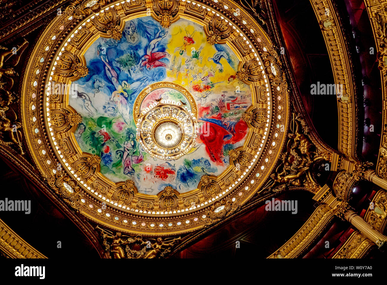 Garnier opera paris chagall hi-res stock photography and images - Alamy