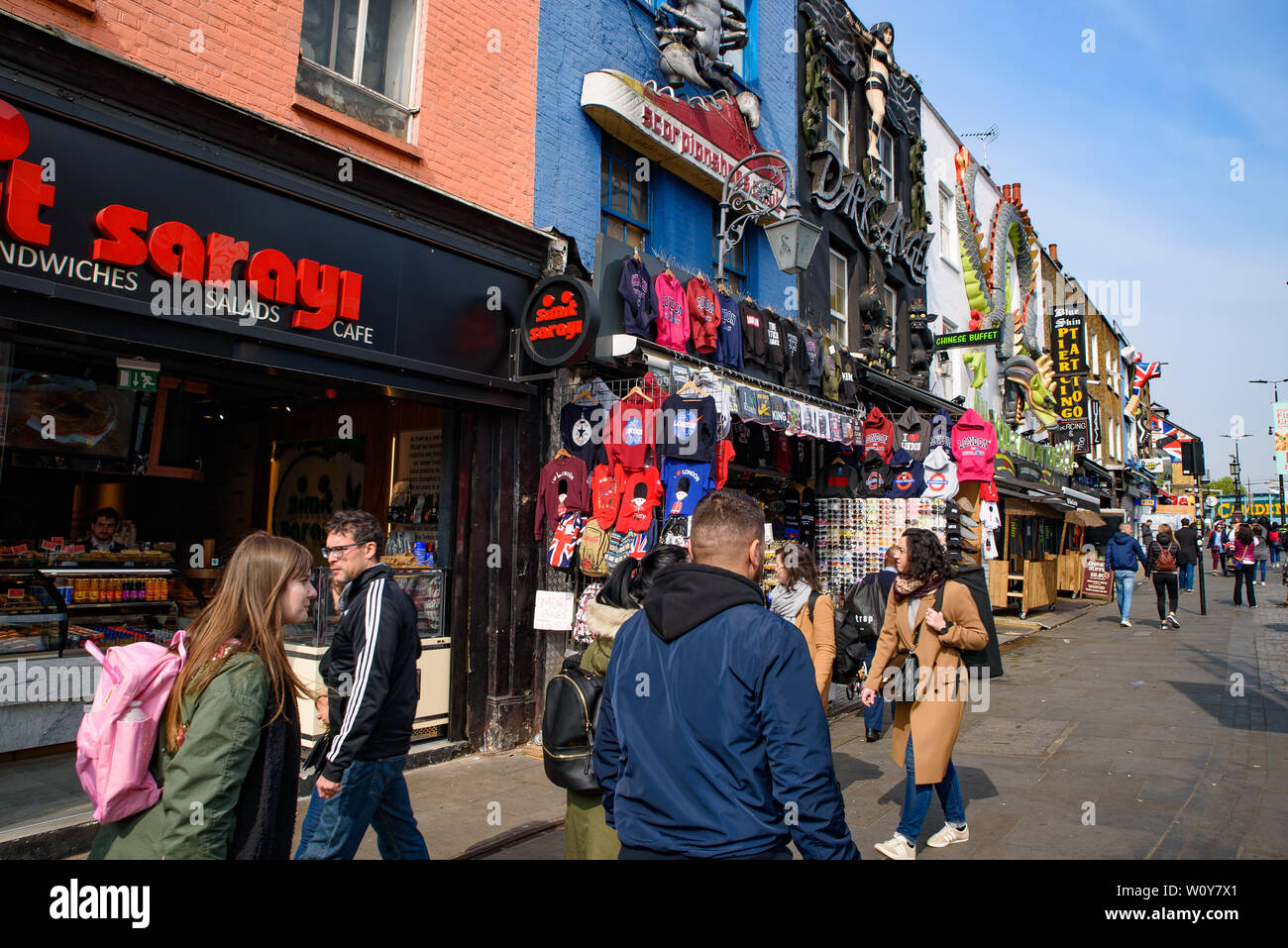 Camden Market in Camden Town, London, United Kingdom Stock Photo - Alamy