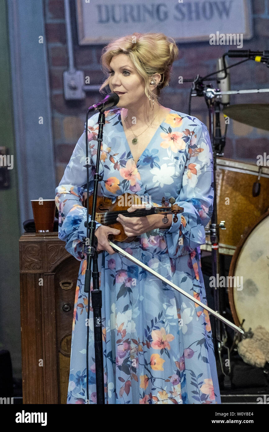 June 27, 2019 - Milwaukee, Wisconsin, U.S - ALISON KRAUSS during the ...