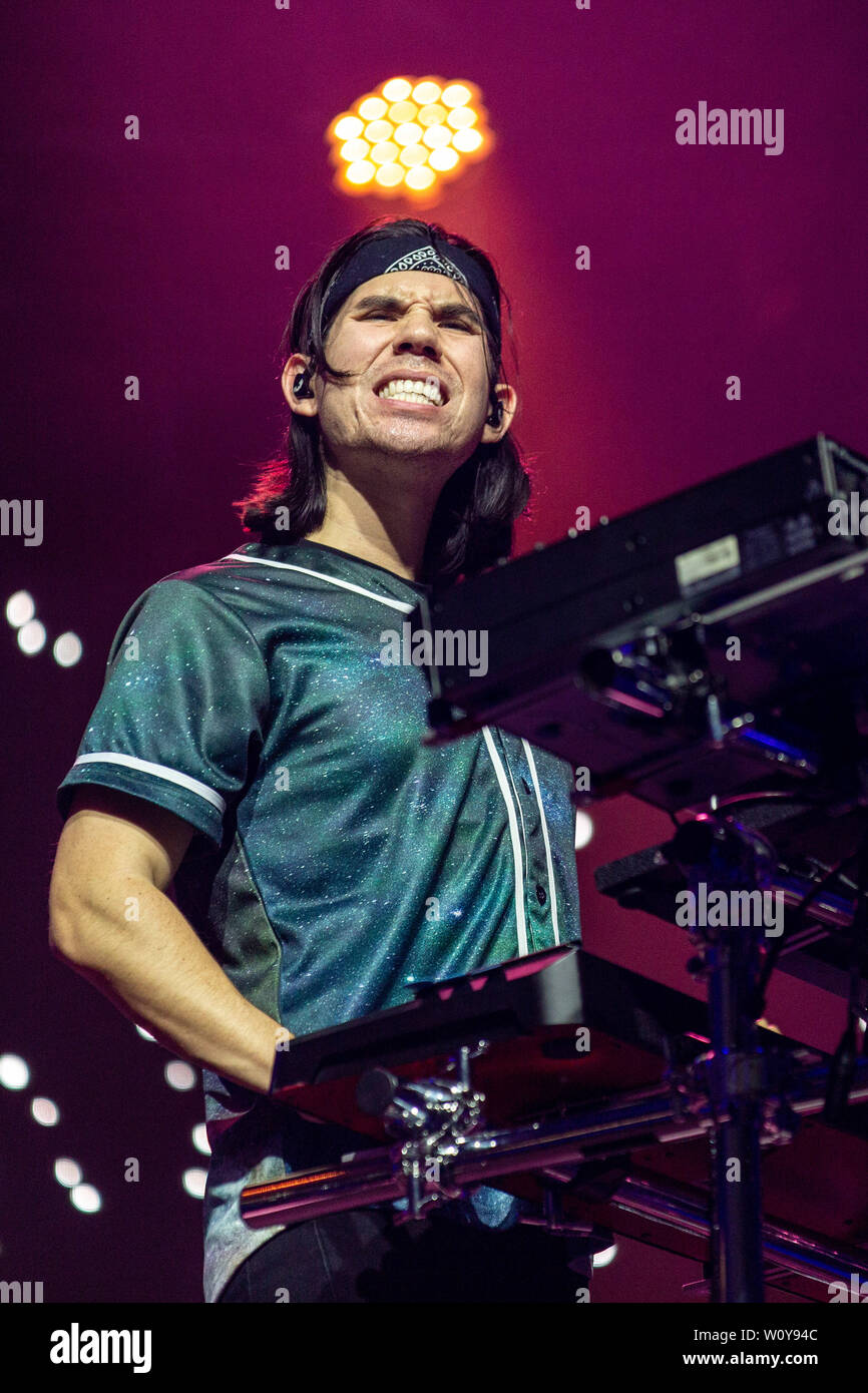 June 27, 2019 - Milwaukee, Wisconsin, U.S - Electronic musician GRYFFIN ...