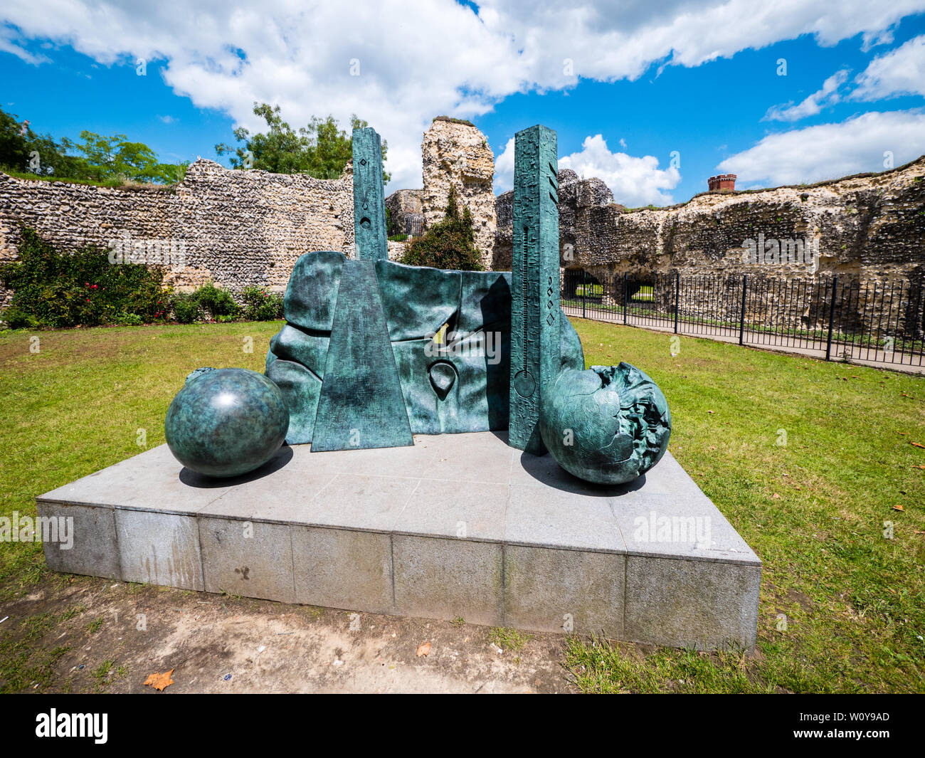Balls Head or the Interpretation of Ruins, Sculpture, Reading Abbey ...