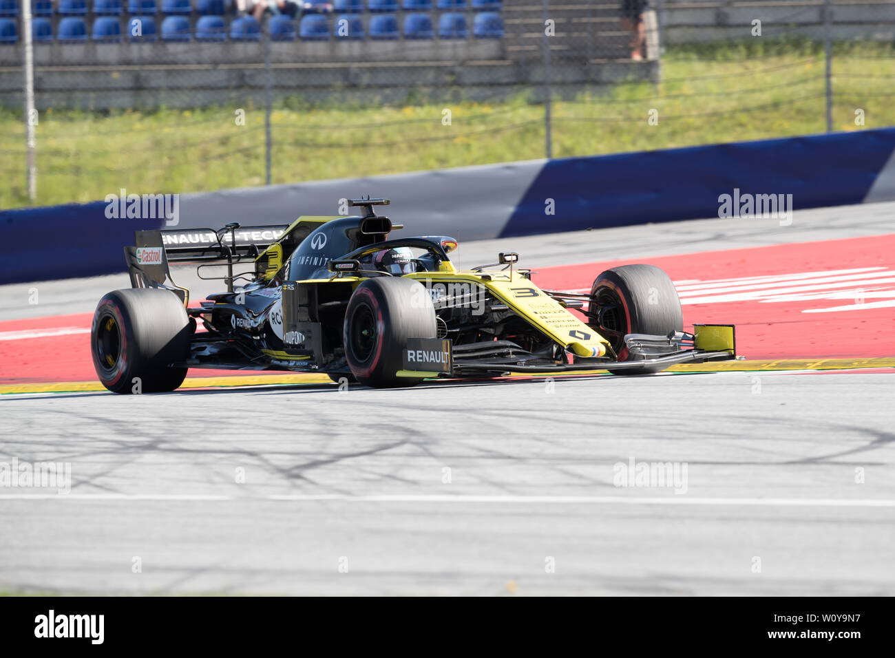 Formula 1 championship round at the A1 Red Bull Ring in Spielberg ...