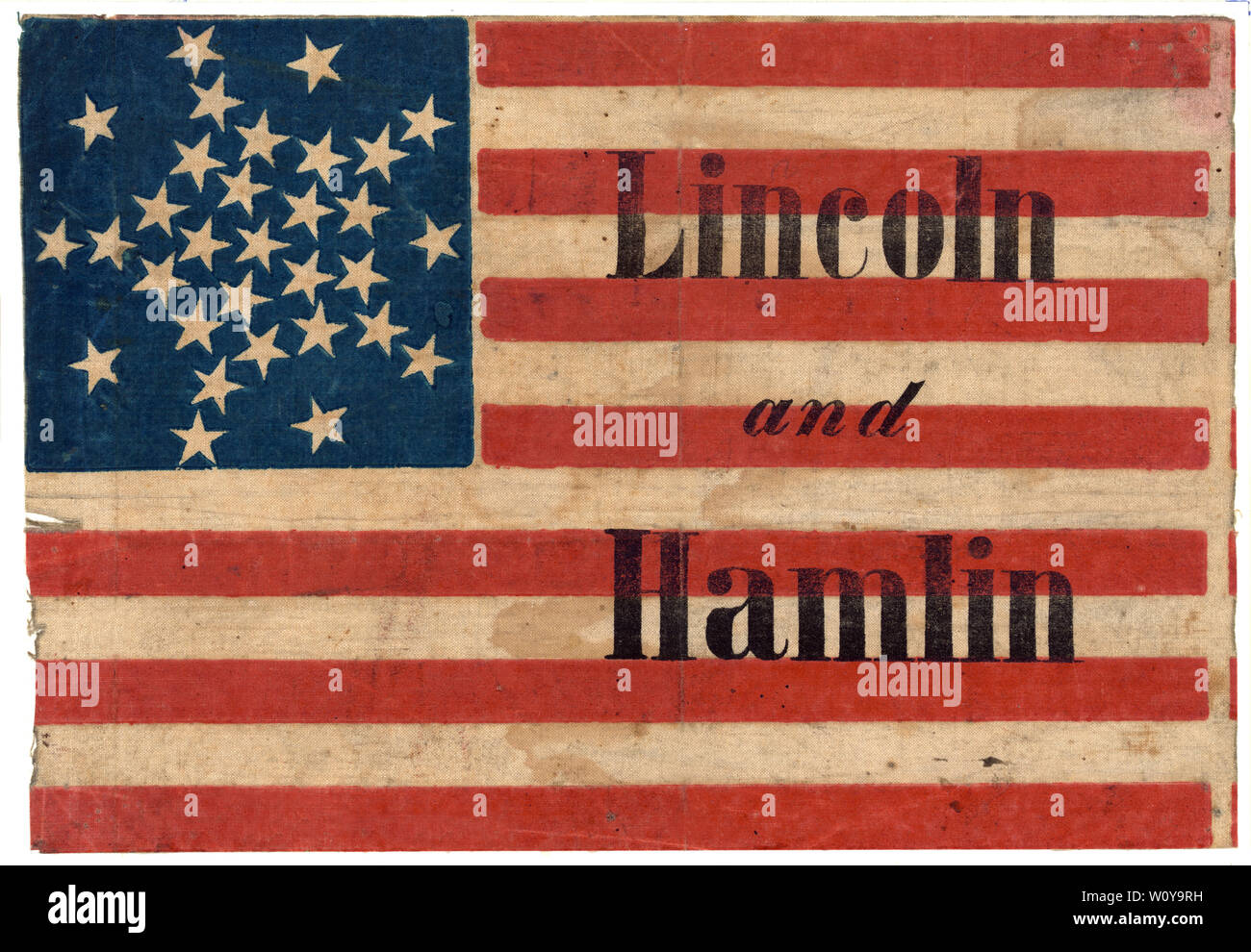 American flag 1860 hi-res stock photography and images - Alamy