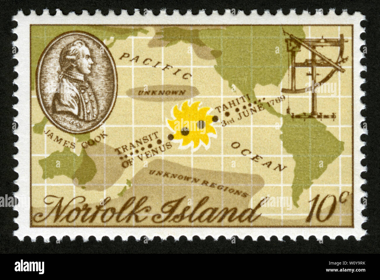 James cook cook stamp hi-res stock photography and images - Alamy