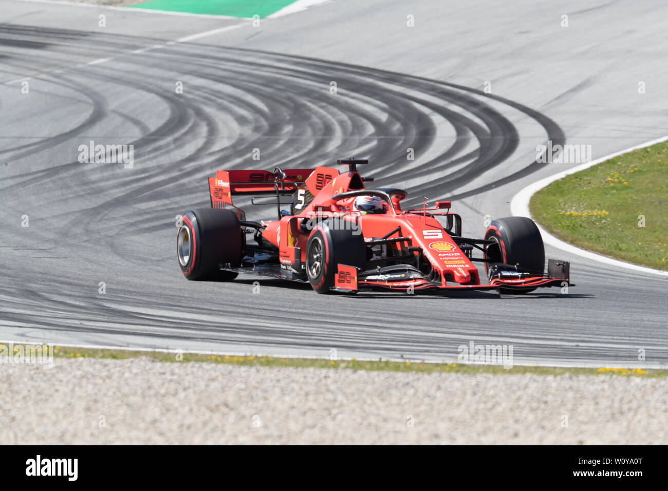Formula 1 championship round at the A1 Red Bull Ring in Spielberg ...