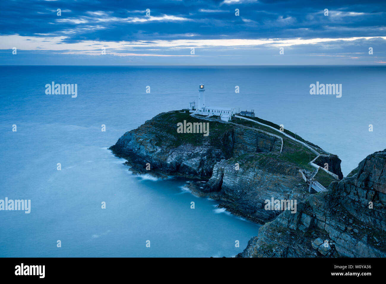 South Stack Lighthouse , Wales Stock Photo - Alamy
