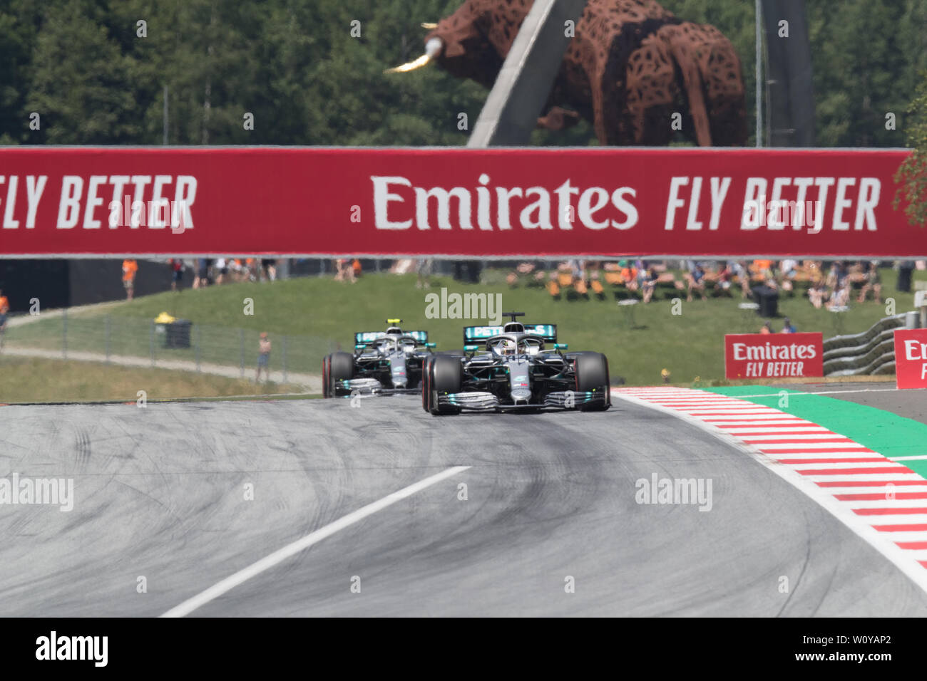 Formula 1 championship round at the A1 Red Bull Ring in Spielberg ...