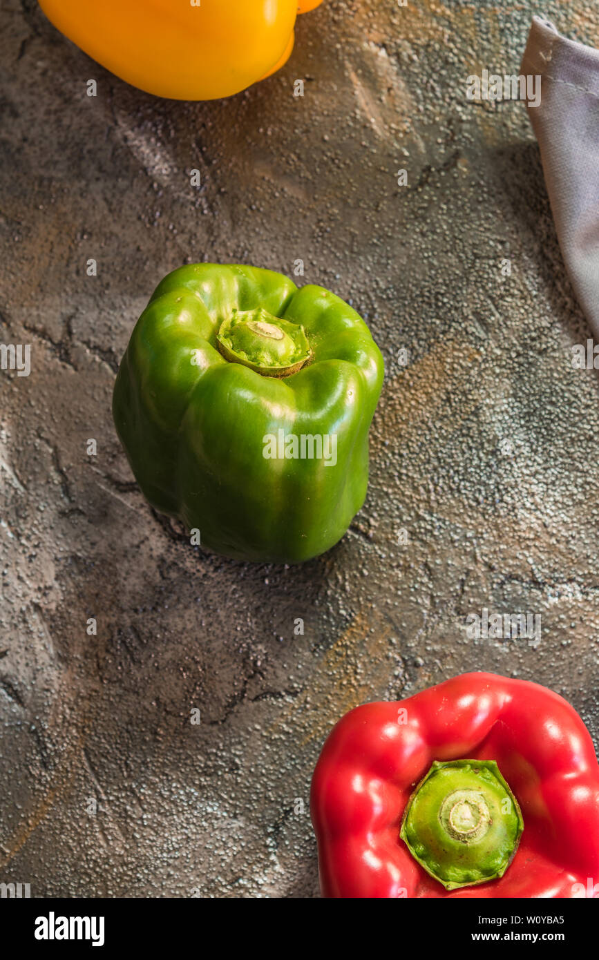 Spanish peppers,typical vegetable ingredients of the Mediterranean diet ...