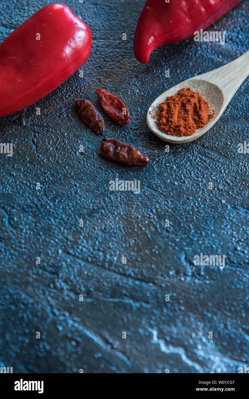 Various bell pepper on table hi-res stock photography and images - Alamy