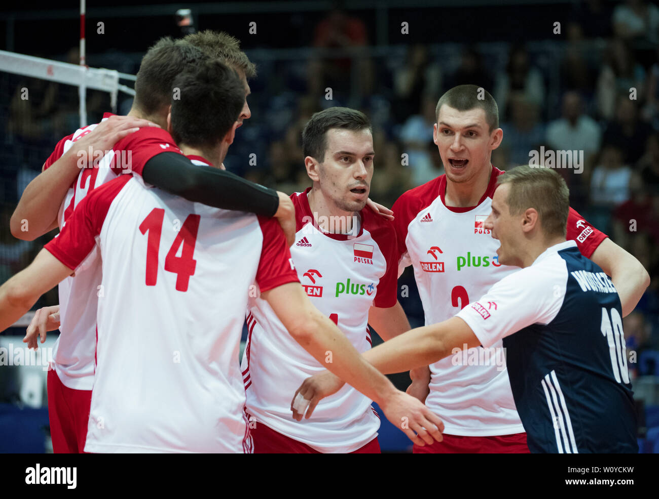 Polish volleyball team hi-res stock photography and images - Alamy
