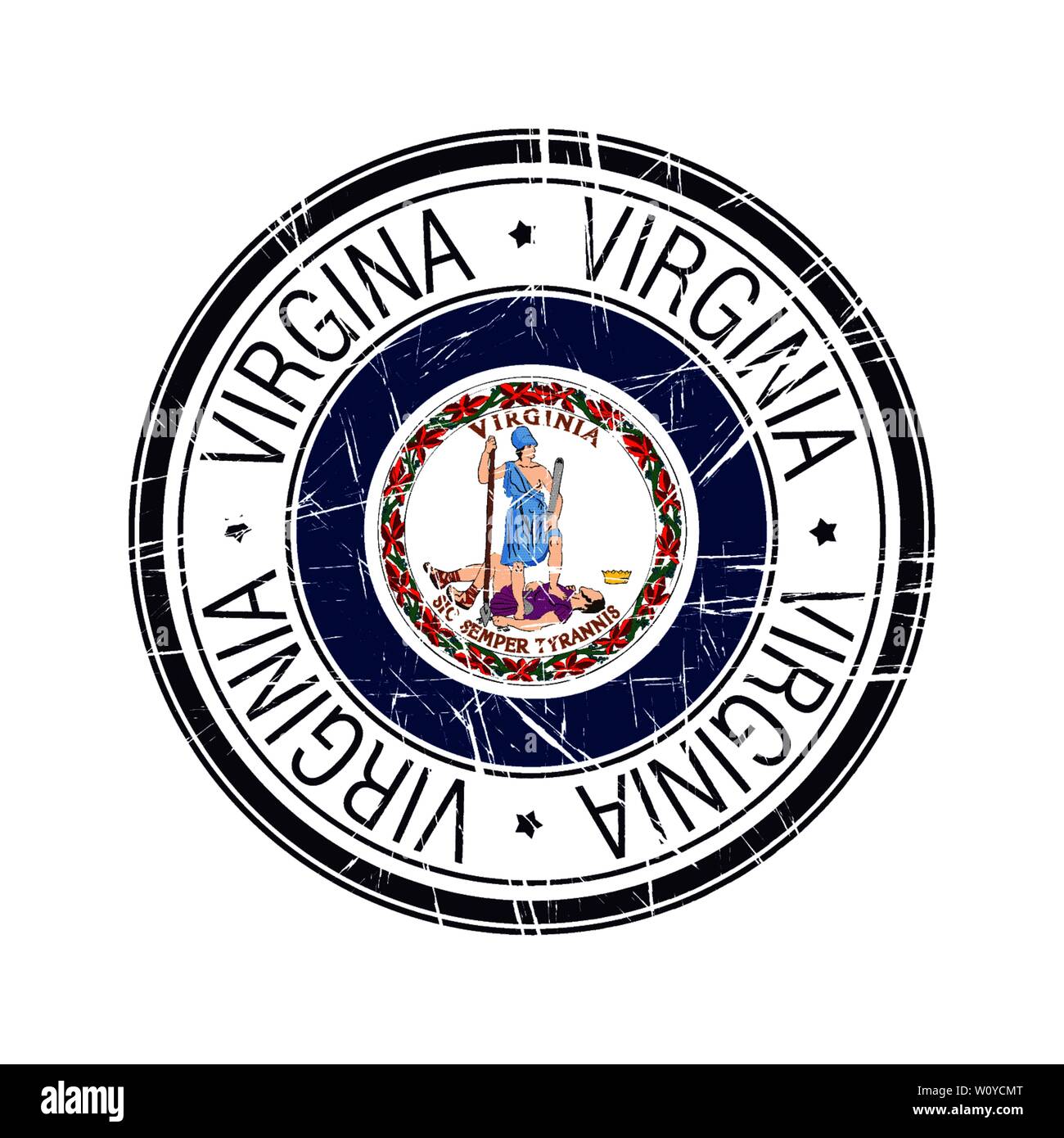 Old map of virginia Stock Vector Images - Alamy