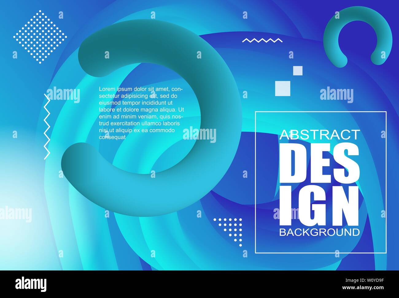 Abstract modern design 3d flow shape. Liquid wave backgrounds for ...