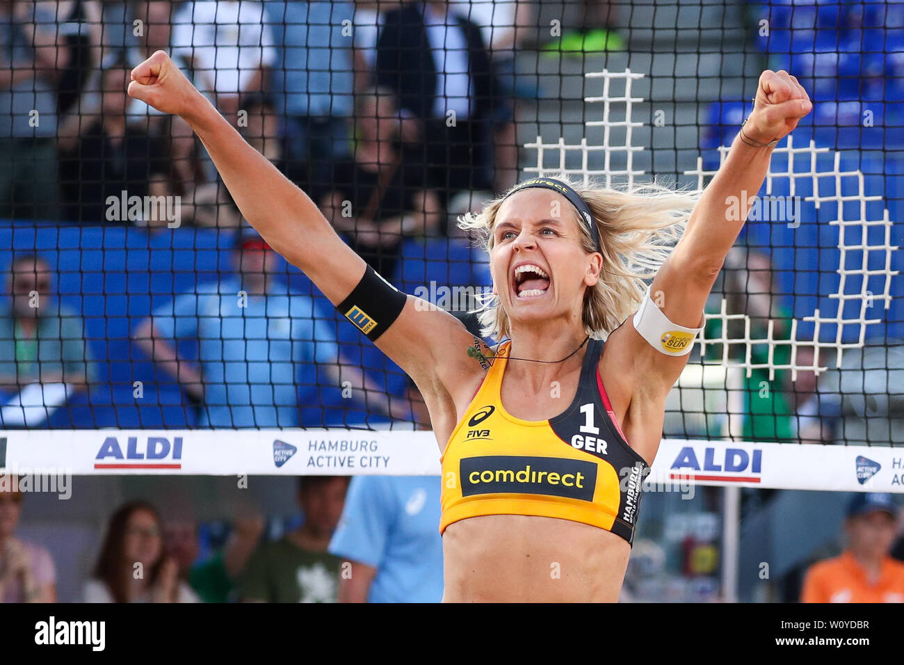 Hamburg, Germany. 28th June, 2019. Beach Volleyball, World Championship ...