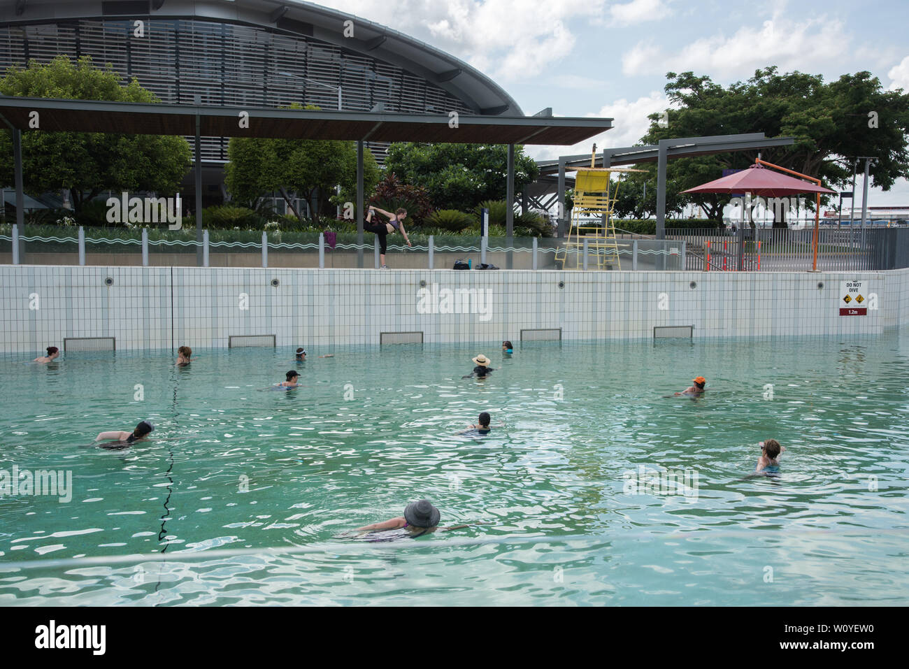 Darwin, Northern Territory, Australia-November 19, 2017: People taking ...