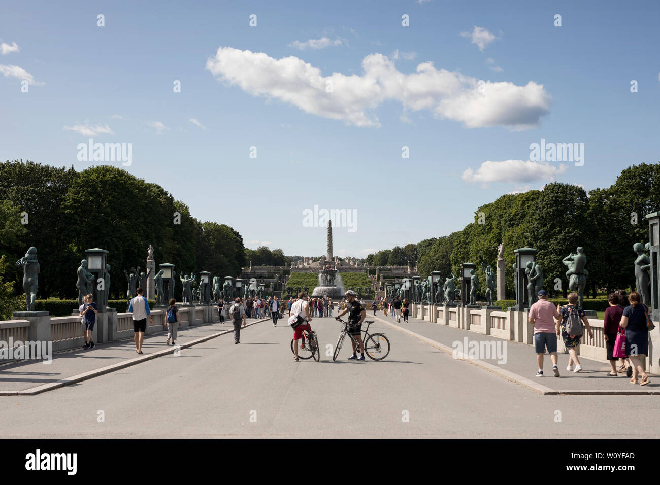 The Bridge that leads from the main gate to the fountain in the ...