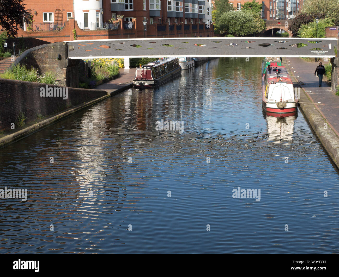 Barge canal mooring bridge hi-res stock photography and images - Alamy