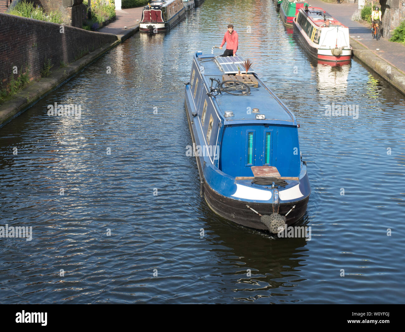 Birmingham Worcester Canal, Broad st area Stock Photo - Alamy