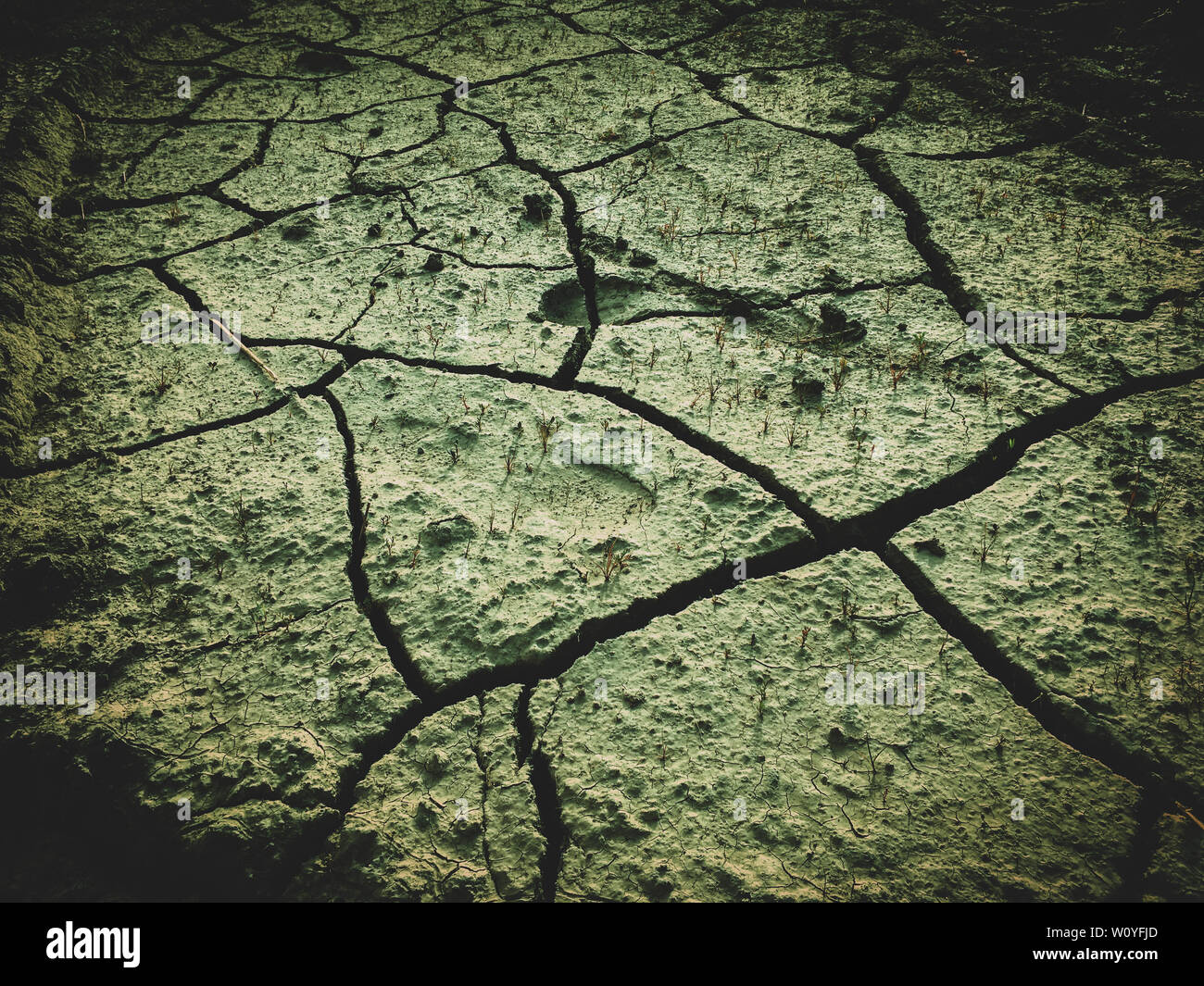 poisoned dead dry soil post apocalypse background Stock Photo - Alamy