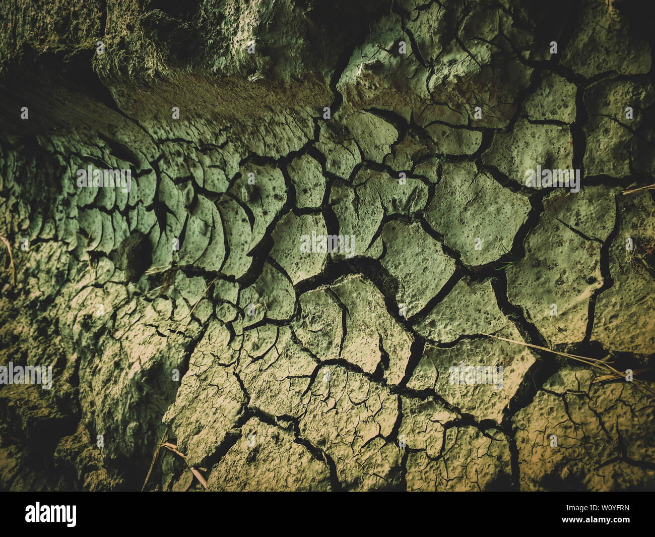 poisoned dead dry soil post apocalypse background Stock Photo - Alamy