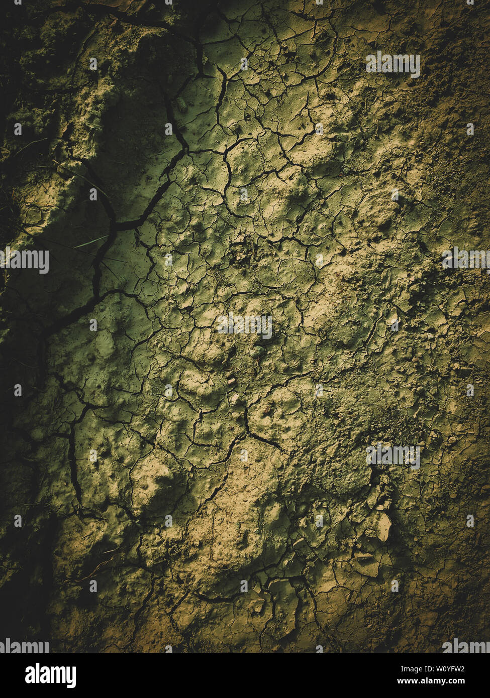 poisoned dead dry soil post apocalypse background Stock Photo - Alamy