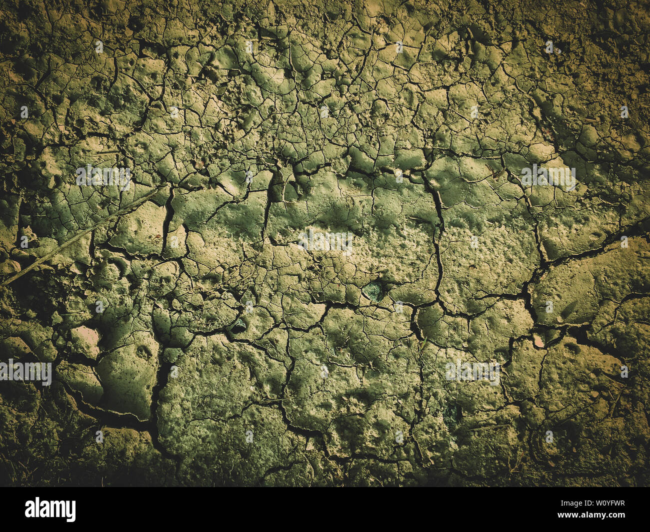 poisoned dead dry soil post apocalypse background Stock Photo - Alamy