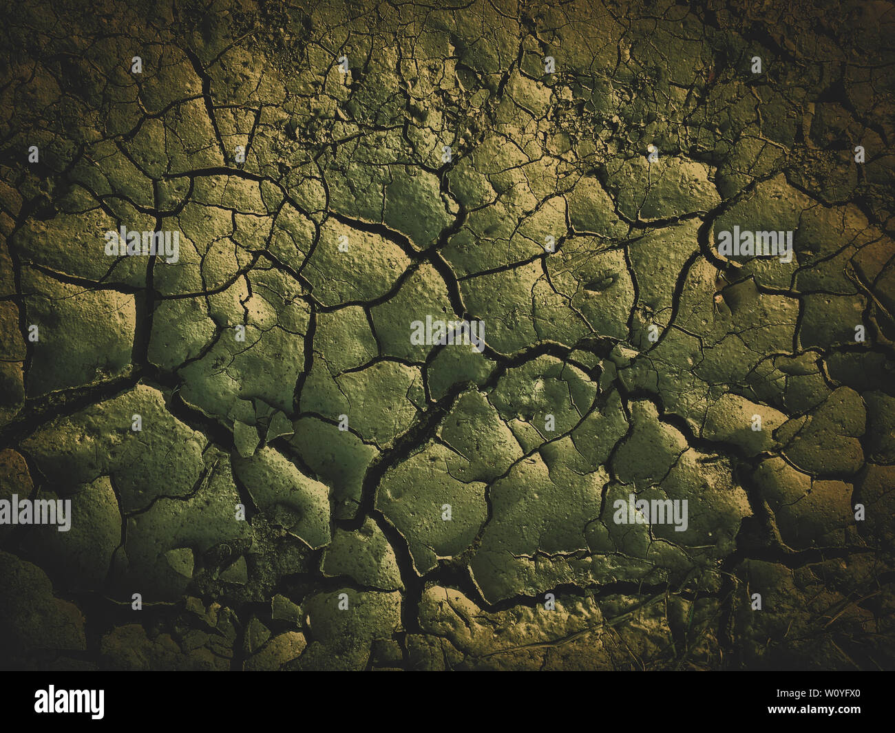 poisoned dead dry soil post apocalypse background Stock Photo - Alamy