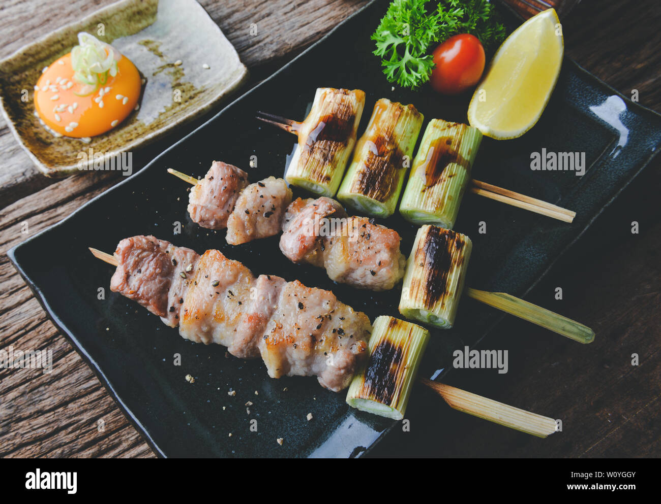 Steak yakitori skewers hi-res stock photography and images - Alamy